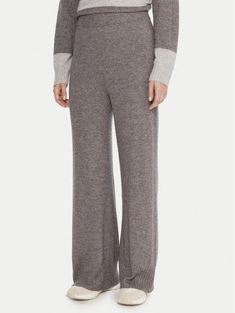 Benetton United Colors Of Benetton Strickhose 102HDF00Z Grau Wide Leg