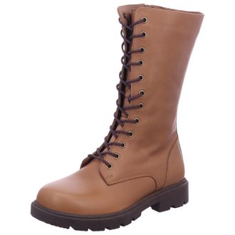 Andrea Conti Damen Stiefelette Schn&uuml;rstiefel moderne Farben l&auml;ssig Trend 0022823, Gr&ouml;&szlig;e:37 EU, Farbe:Braun