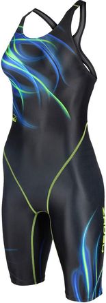 Zaosu Wettkampf-Schwimmanzug Z-Fire III - Badeanzug mit Bein für Damen und Mädchen, Größe:176/36