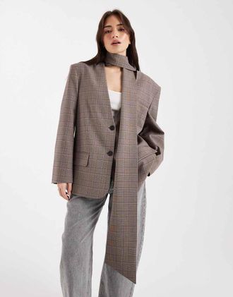 Asos Blazer oversize - Marron-Brown