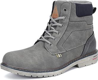 Mishansha Bottines Lacets Homme Impermeables Bottes Neige Gris GR.44