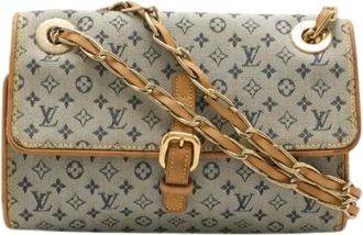Louis Vuitton Sac bandouli&egrave;re Pre-owned en toile - Femme - Pre-owned - Bleu - Taille: ONE Size