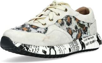 Laura Vita Chaussures à Lacets Sneaker pour Femmes Burton 05, Pointure:38 EU, La Couleur:Blanc