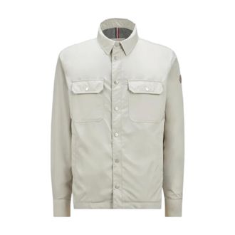 Moncler Piz Overshirt Jacke - - Jackets - Herren - Beige - XL