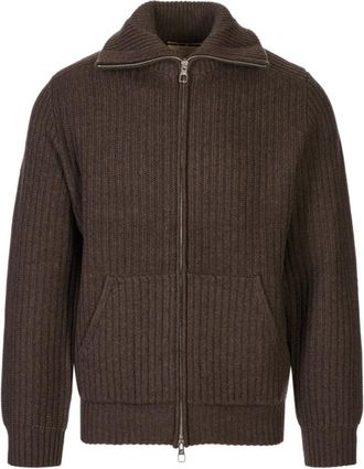 Montecore Cardigan - Homme - Pulls - Brun - Taille: M
