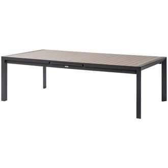 Hesperide Hesperide - Ausziehbarer Gartentisch &Eacute;vasion Holzeffekt honey & graphite 14 Pl&auml;tze lates aus Aluminium - Hesp&eacute;ride