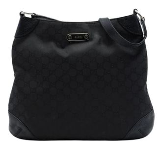 Gucci Pre-owned Vintage Nylon Shoulder Bag - - Pre-owned - Damen - Schwarzk - ONE SIZE