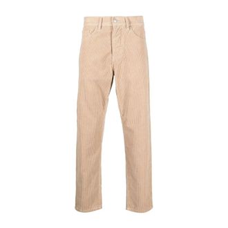 Carhartt Work in Progress Homme, Pantalons, Beige, Taille: W36 Pantalon droit en velours côtelé