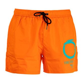 Trussardi Homme, Maillots de bain, Orange, Taille: L Shorts de Plage Modernes