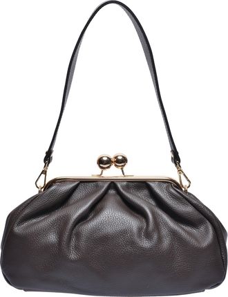 Anna Luchini Kastanienbraun Rindsledertasche