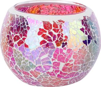 Exceart Kristall Kerzenhalter - Eleganter Glas Teelichthalter F&uuml;r Tischdekoration Vintage Stil Ideal F&uuml;r Hochzeiten Und Feste