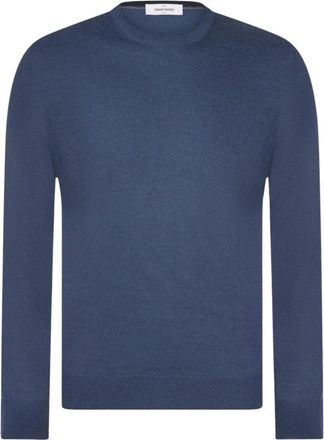Gran Sasso Paricollo M/L - - Knitwear - Herren - Blau - 5XL