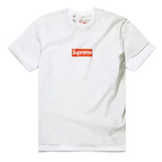 SUPREME Wei&szlig;es Box Logo Tee MM6 Maison Margiela - - Tops - Herren - Wei&szlig; - M