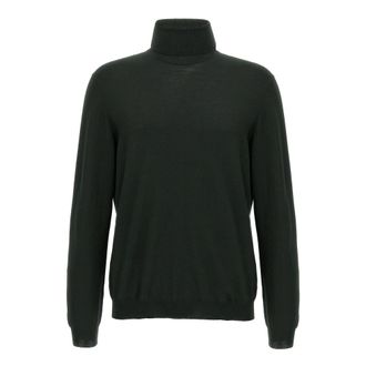 Zanone Woll-Rollkragenpullover - - Knitwear - Herren - Gr&uuml;n - L