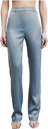 Patrizia Pepe Femme, Pantalons, Gris, Taille: 42 FR Celeste Slim Pant
