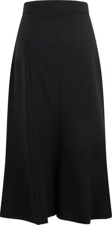 Alberta Ferretti Femme, Jupes, Noir, Taille: 44 FR Gonna Long Wide