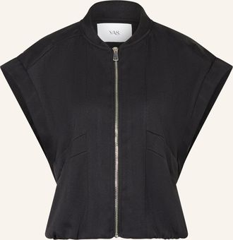 Y.A.S. Sweat-Weste blau