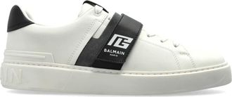 Balmain Homme, Chaussures, Blanc, Taille: 45 EU B-Court Baskets