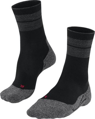 Falke Herren Wandersocken TK Stabilizing M So Wolle Funktionsmaterial antiblasen dick 1 Paar, Schwarz Black 3003, 44-45