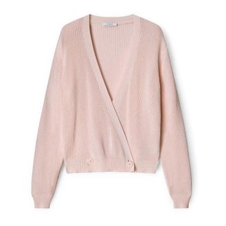 Motivi Femme, Pulls, Rose, Taille: 40 FR Cardigan Crois&eacute; en Coton