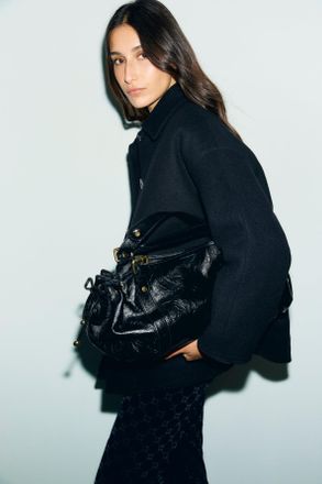 Gerard Darel Manteau court &agrave; poches &agrave; rabat - ALEE - Noir