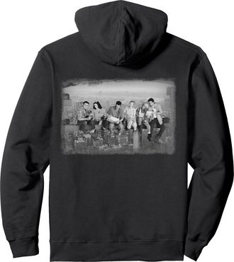 Friends Mittagessen in der Fernsehsendung Friends auf einem Wolkenkratzer, NYC, Vintage-Fan der 90er Pullover Hoodie