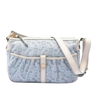 Celine Pre-owned Canvas Crossbody Bag - - Pre-owned - Damen - Blau - ONE SIZE
