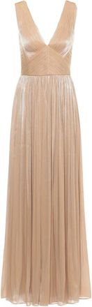 Costarellos Costarellos, Femme, Robes, Beige, Taille: 40 FR Robe en Georgette Lurex