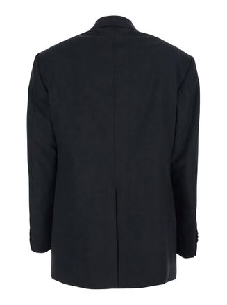 Tagliatore Womens Black Double Breasted Wool Jacket Virgin Blazers