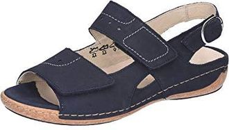 Waldläufer Femmes Sandalettes Marine Bleu, (Marine) 342002