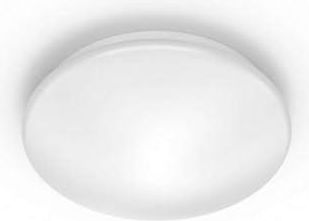 Philips Moire Wand- und Deckenleuchte, 10W, rund, warmwei&szlig;, wei&szlig;