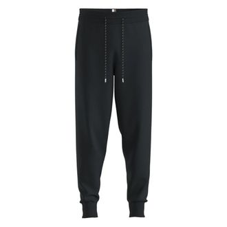 HUGO BOSS Sweatpants mit Kordelzug und B&uuml;ndchen - - Trousers - Herren - Schwarzk - XL