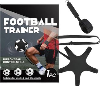 Generic Futbol Return Strike - Trainingsger&auml;t Mit Kordel, Anpassbaren Manschetten-Fu&szlig;ball&uuml;bungen, Kugelhandhabungs-Reflexsystem, Einzelspieler-F&auml;higkeitsger&auml;t
