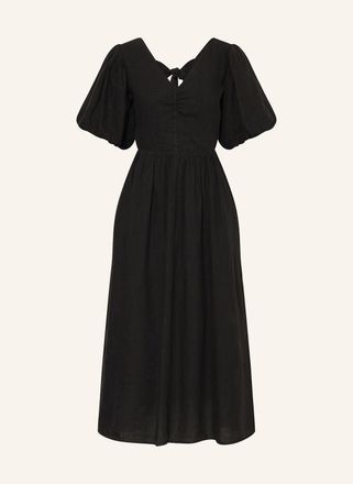 Mrs & Hugs Mrs & Hugs Leinenkleid schwarz