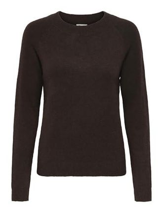 Only Onlrica Life L/S KNT Noos Pull, G&acirc;teau au Chocolat, L