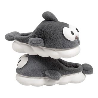 Generic Pantoufles requin mignonnes | Chaussons animaux 3D | Pantoufles mignonnes de dessin anim&eacute; | Semelle &eacute;paisse | Sliders antid&eacute;rapants | Pantoufles chaud