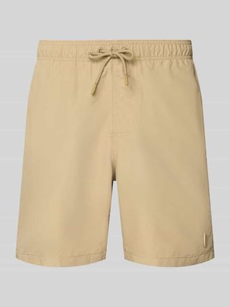 Shiwi Badehose mit Label-Patch Modell Mike