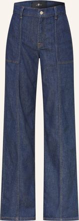 7 For All Mankind Wide Leg Jeans Lotta blau