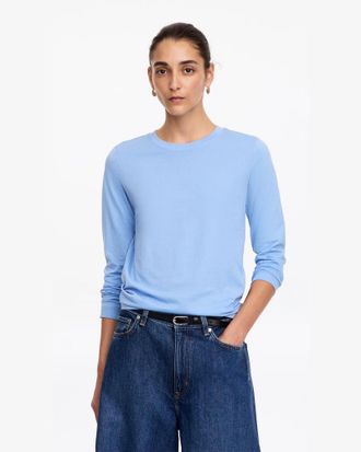 Arket Signature-Langarmshirt -Blau