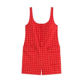 Thinking Mu Playsuit - - Jumpsuits & Playsuits - Damen - Rot - XL