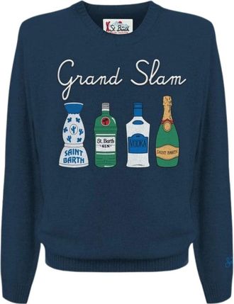 MC2 Saint Barth Herren, Strickwaren, Blau, XLGr&ouml;&szlig;e