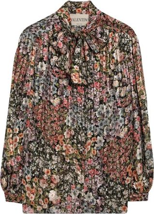 Valentino Garavani Femme, Blouses et Chemises, Multicolore, Taille: 38 FR Apres LHiver Fiorellini Print Shirt