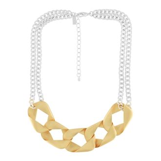 Dansk Copenhagen Anastazia Kurze Chunky Glieder-Halskette - - Accessories - Damen - Gelb - ONE SIZE