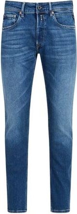 Replay Jean droit en coton m&eacute;lang&eacute;