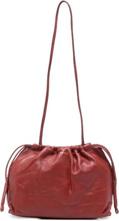 SOEUR Suzette Drawstring Leather Shoulder Bag