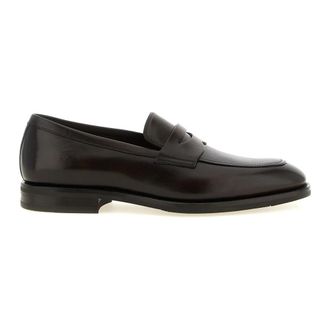 Santoni Homme, Chaussures, Noir, Taille: 41 EU Gregor Penny Loafer