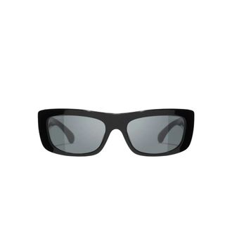 Chanel Rechteckige Sonnenbrille - - Accessories - Damen - Schwarzk - 56 MM