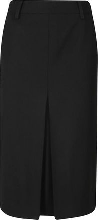 Isabelle Blanche Gonna Midi Skirt - Femme - Jupes - Noir - Taille: 38 FR