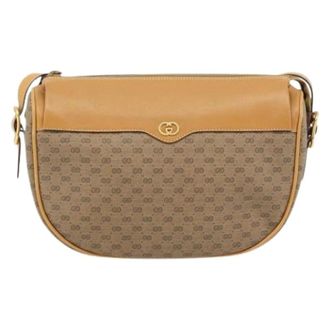 Gucci Sac bandouli&egrave;re en cuir Pre-owned - Femme - Pre-owned - Beige - Taille: ONE Size