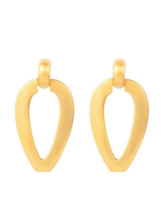 Susan Caplan Vintage boucles doreilles pendantes à clip (années 1980)